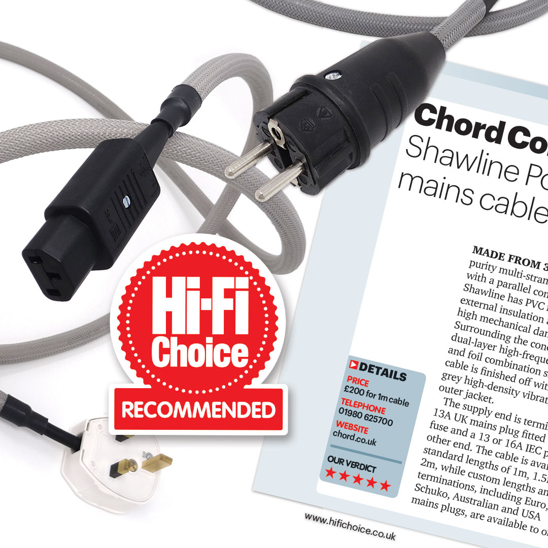 Chord Shawline Power Chord mains cable - Bender hifi