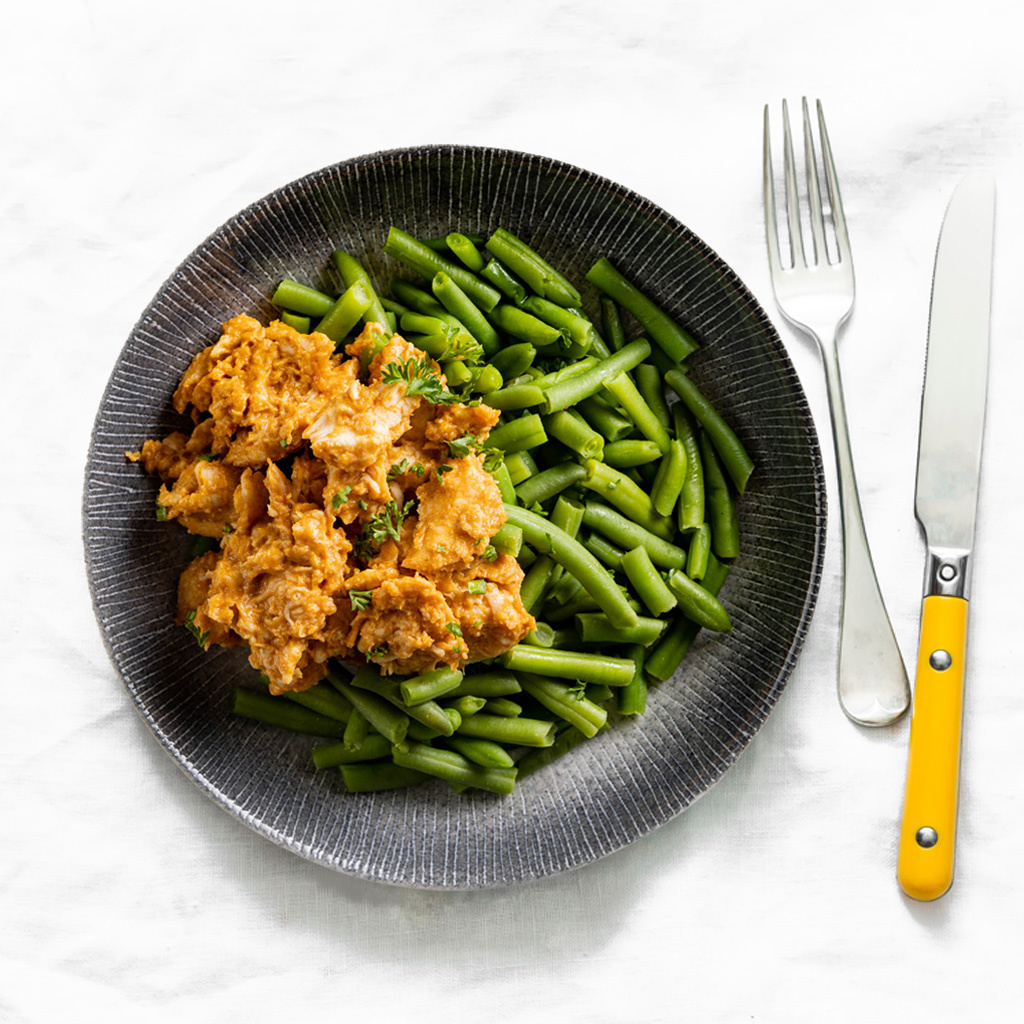 Afslankmaaltijd - Kip Sate-Boontjes-Rijst - The Muscle Chef