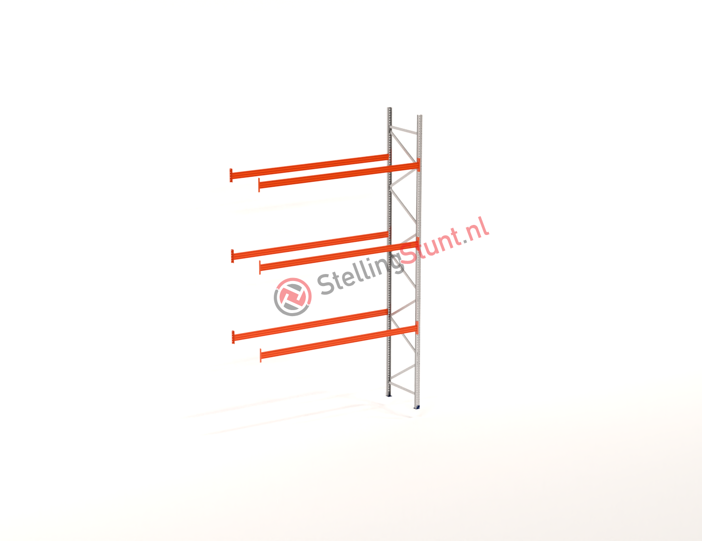 Palletstellingen Aanbouwvak 6000x3690mm (hxb) - Stellingstunt.nl