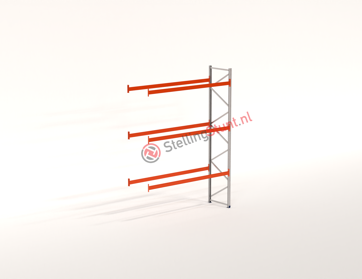 Palletstellingen Aanbouwvak 5000x3680mm (hxb) - Stellingstunt.nl