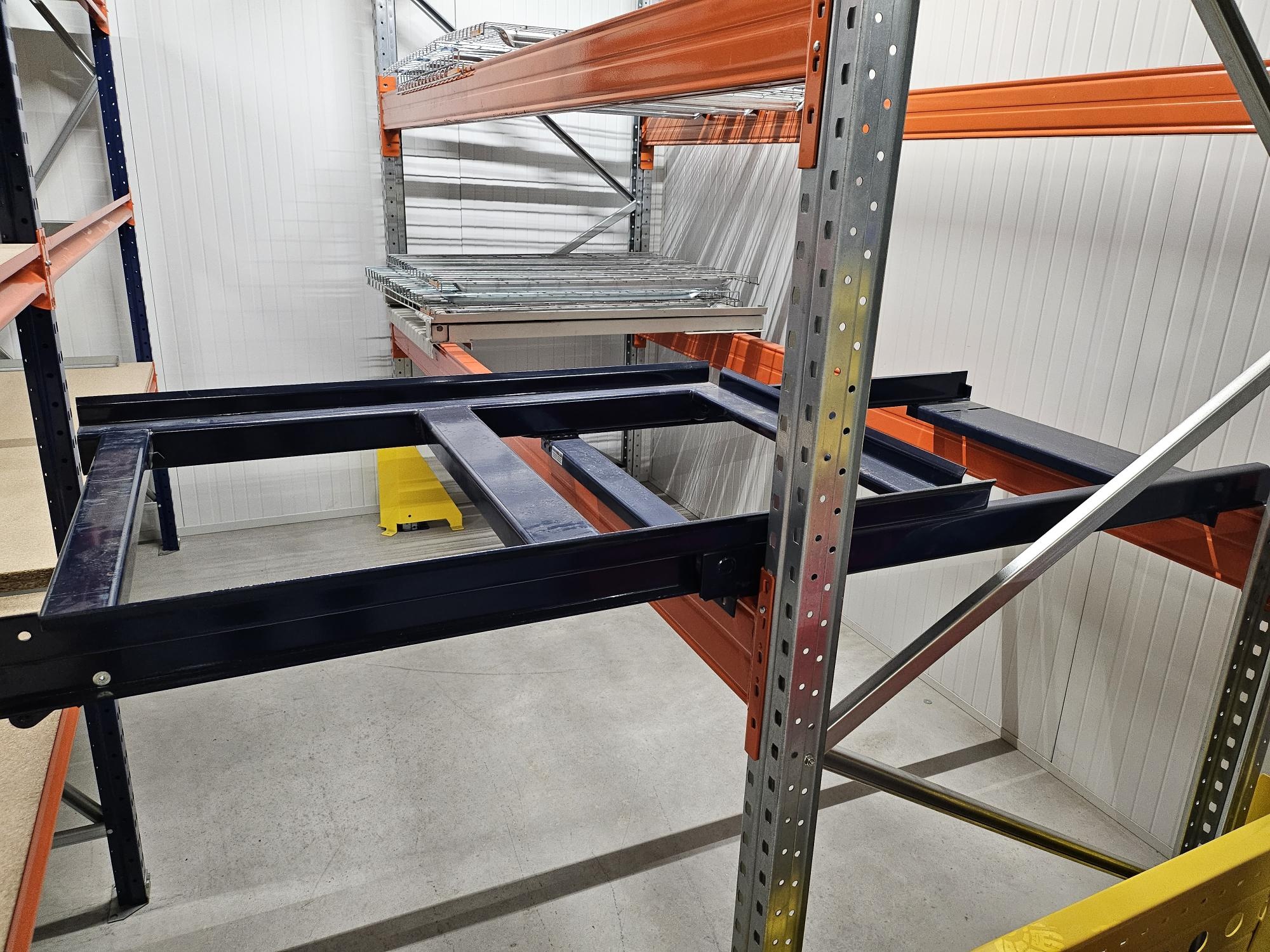 Treklade voor palletstelling - Stellingstunt.nl