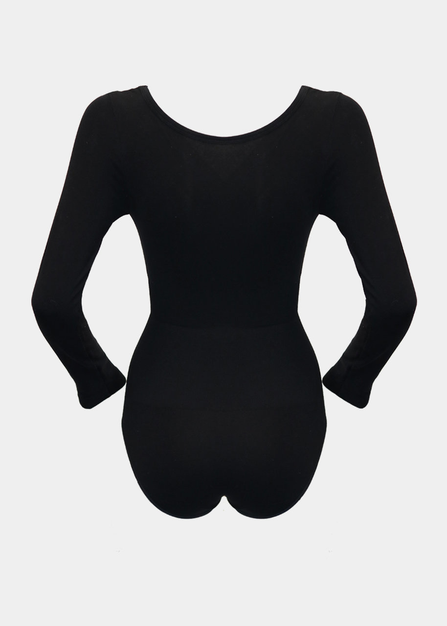 Magic Bodyfashion Bamboo Bodysuit - Zwart (40BLB) - Lingerie Voor Jou