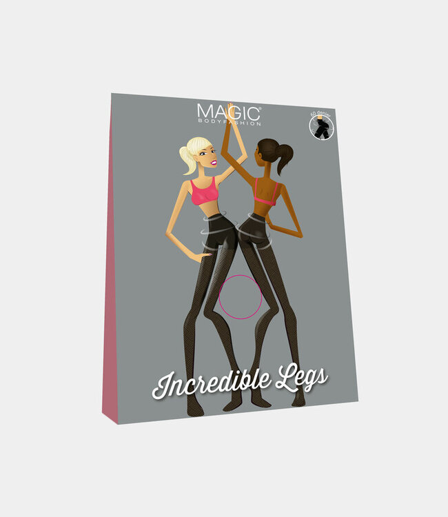 Magic Bodyfashion Incredible Legs chevron legs 15IC - Lingerie Voor Jou