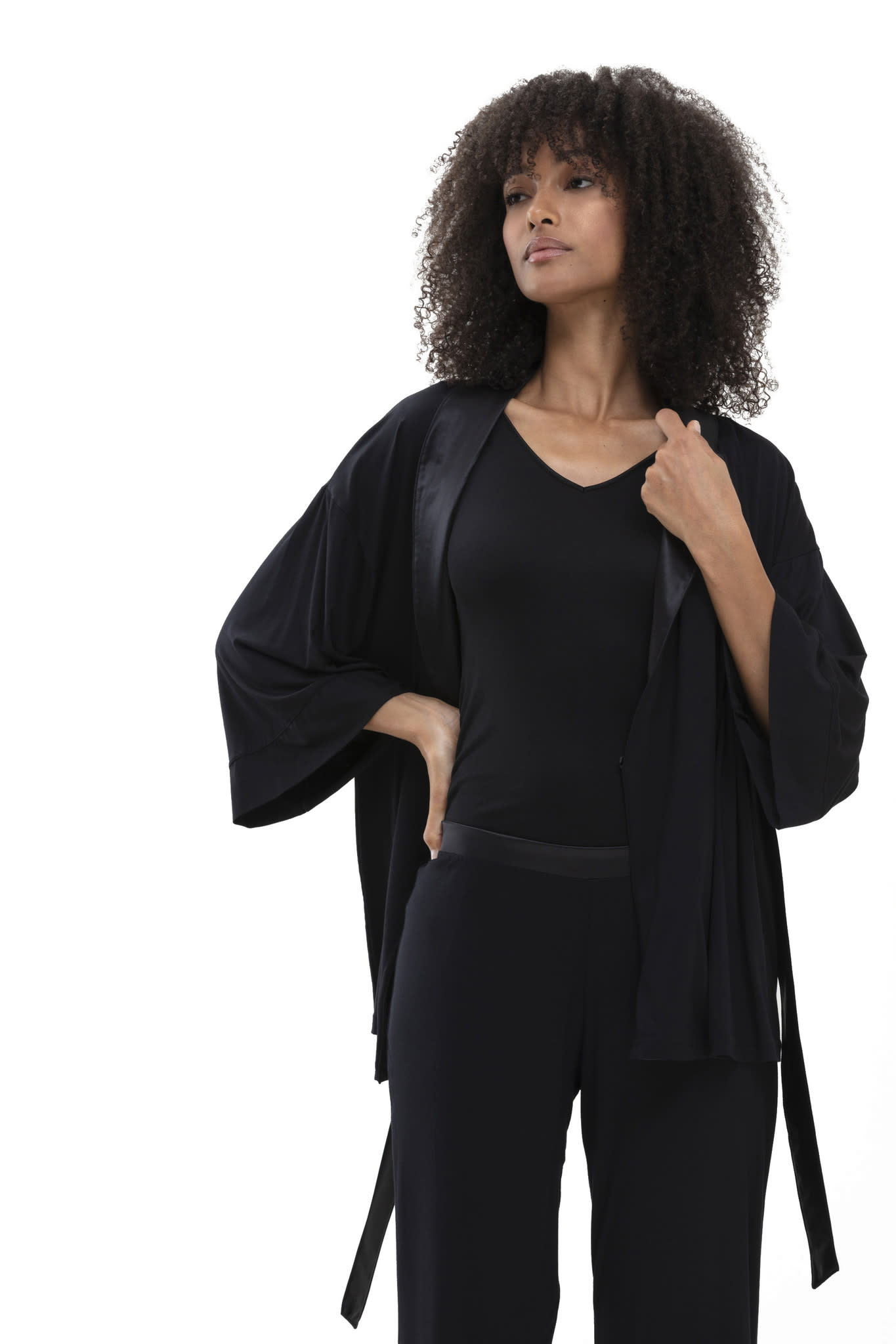 Mey Top Emotion 2-in-1 - Zwart (55307) - Lingerie Voor Jou