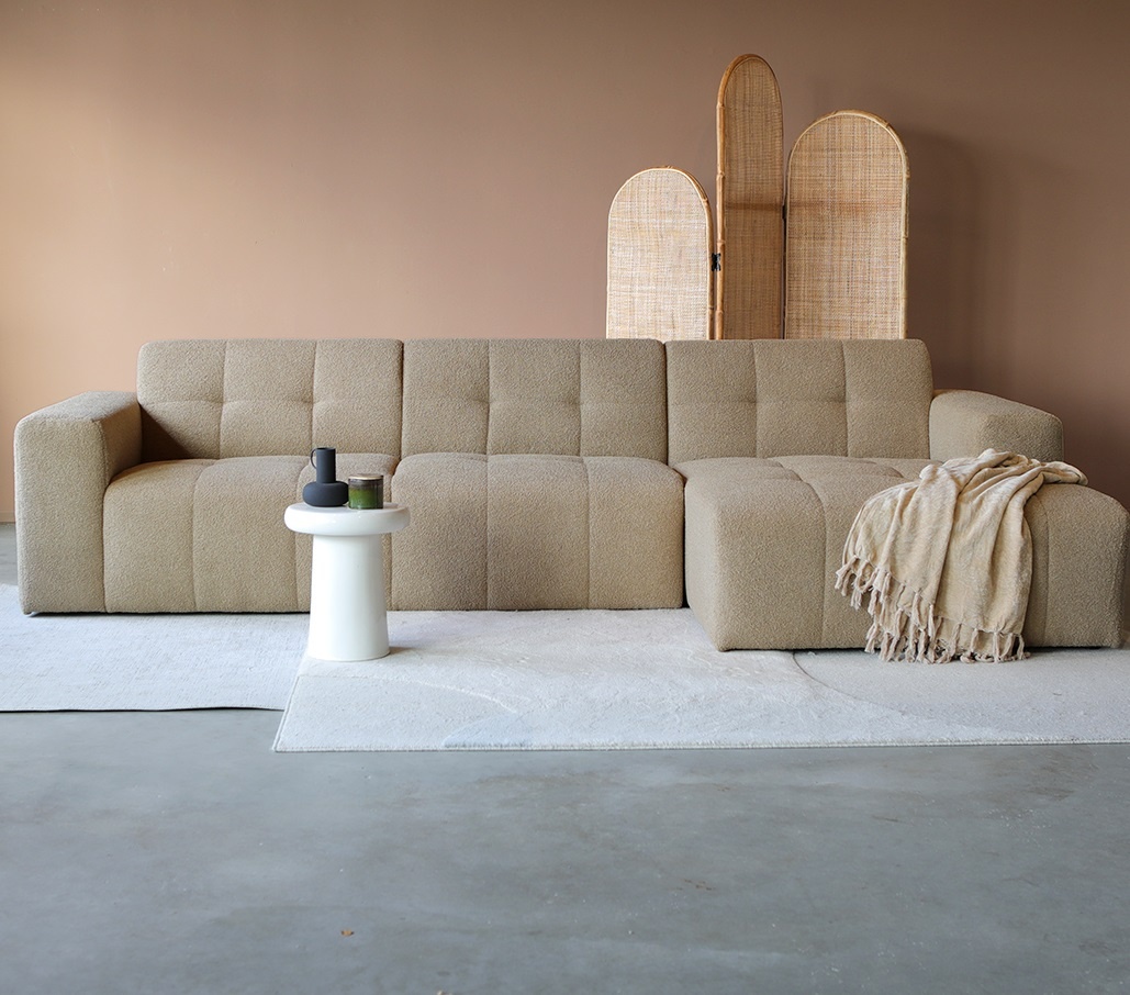 Bank Wave 2.5 zits met chaise longue rechts - Gratis thuisbezorgd ...