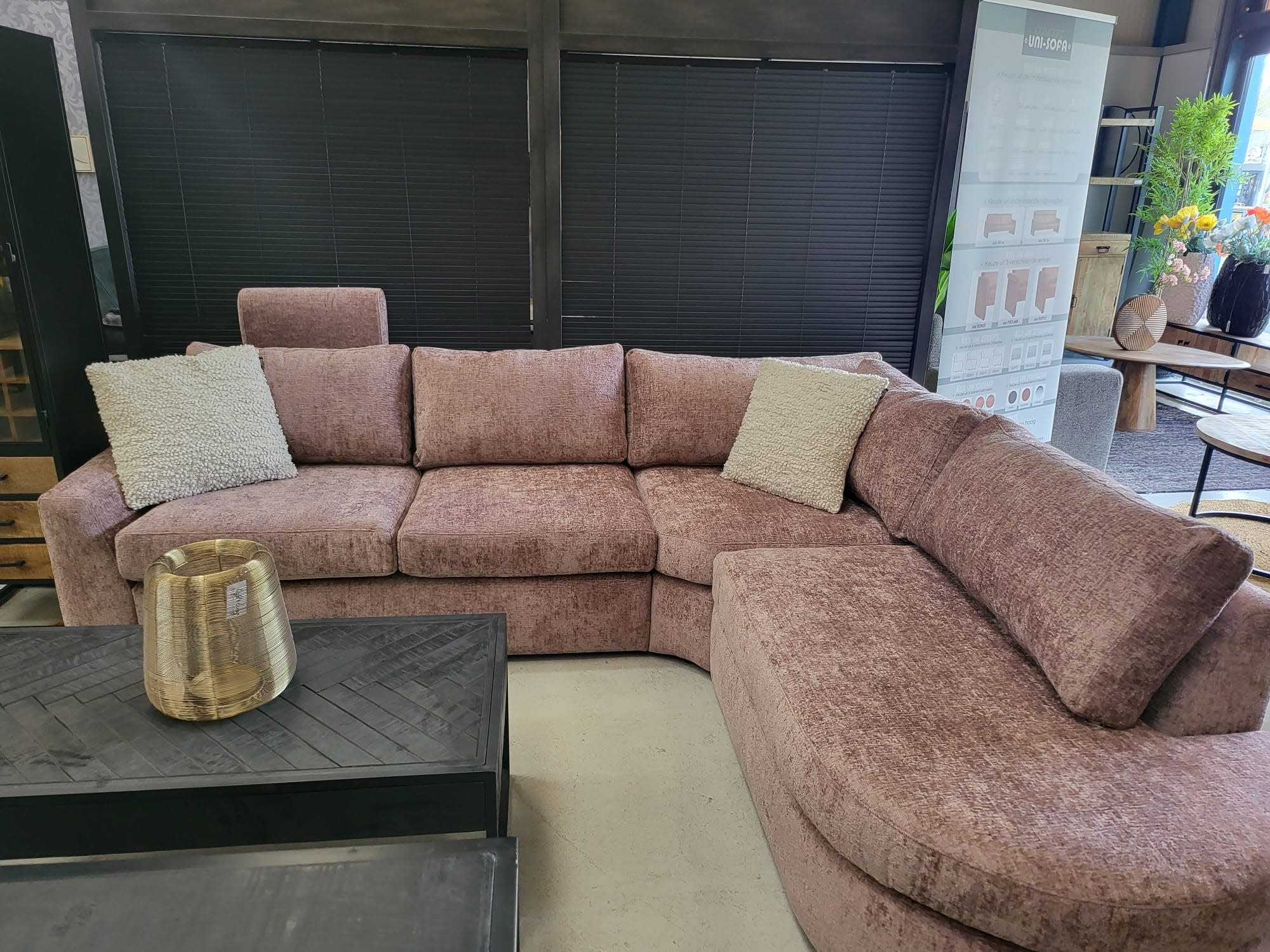 Hoekbank Cosy | 5 jaar garantie | 2,5 zits arm links + hoek + ottomane ...