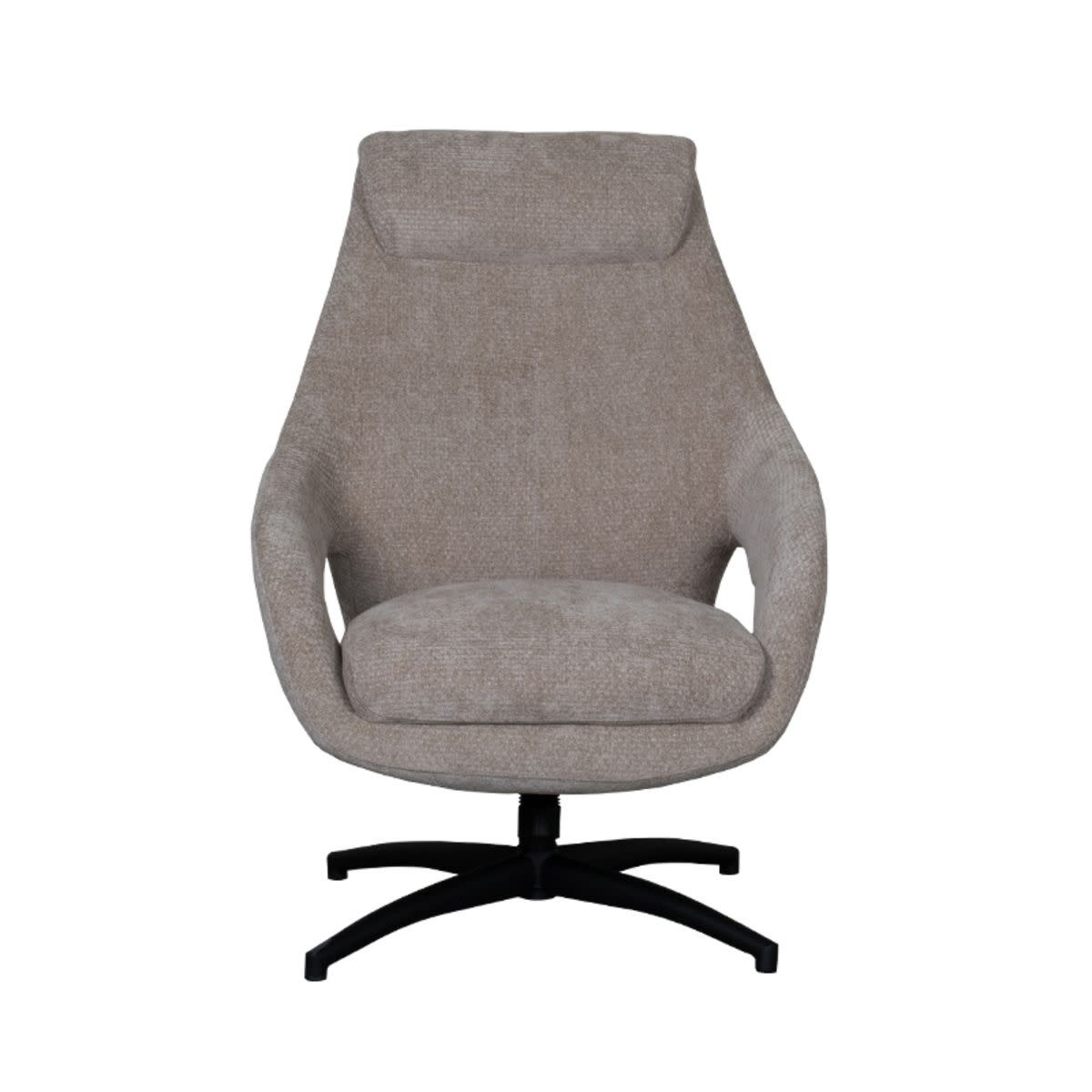 Draaifauteuil Maxwell - Hunter Clay - Gratis thuisbezorgd - Houten ...