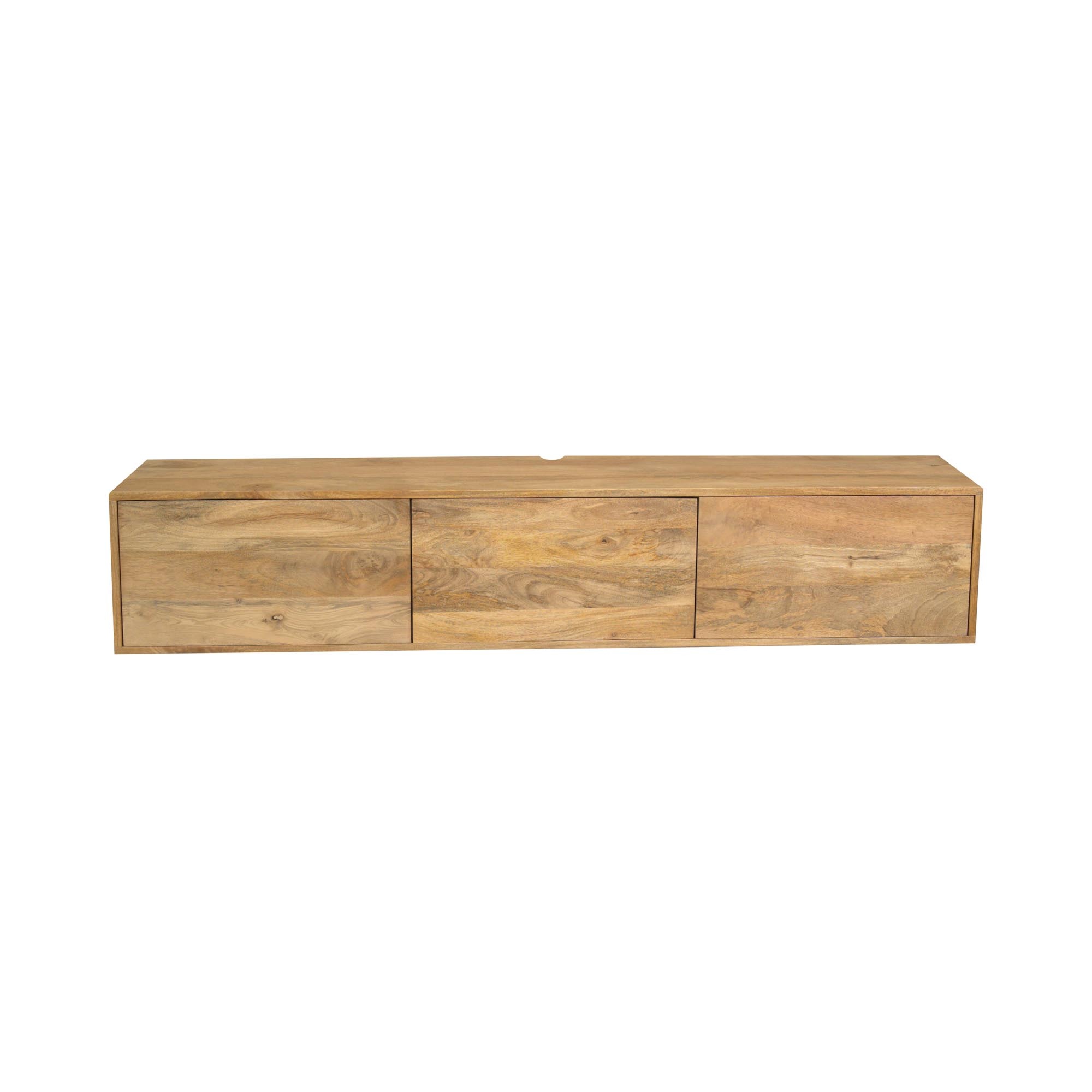 Zwevend TV Meubel Vision 160 cm Licht Mango | Starfurn – Houten Meubel ...