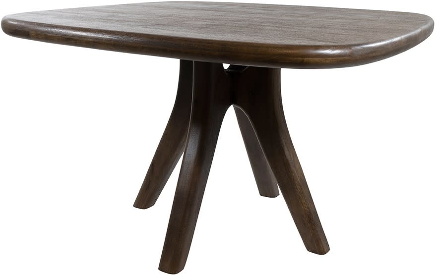Eetkamertafel Addo stuiver 150 cm | Mango Espresso Brown - Houten ...