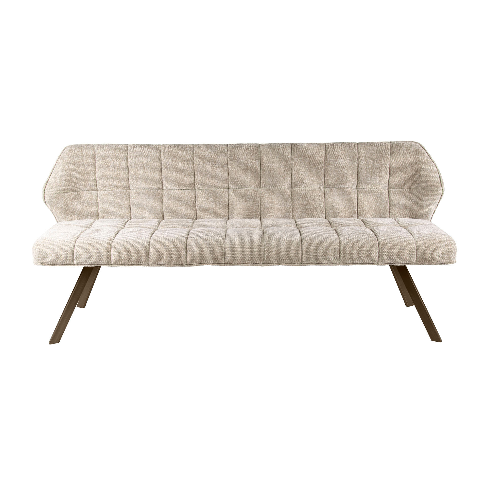 Eetkamerbank Raster 180 cm Hoven Zand – Bruin Frame l WoonStijl ...