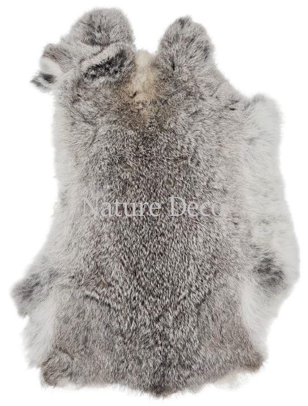 Rabbit skin grey wild color - Nature Deco