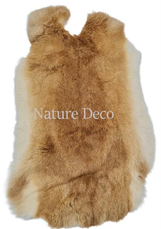 Rabbit skin Salmon-brown - Nature Deco