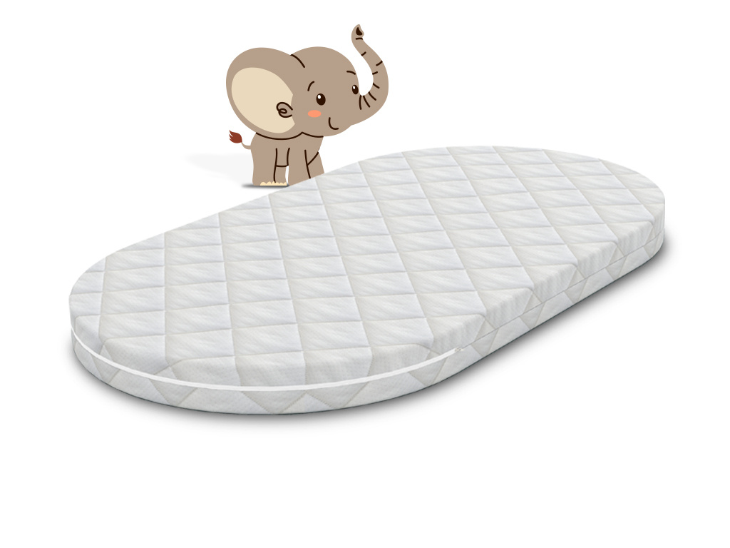 Ovaal babymatras op maat - De MatrassenMaker