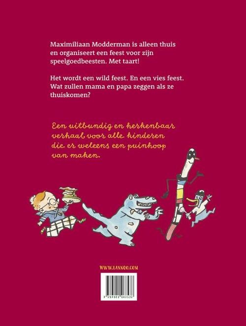 Boek - Maximiliaan Modderman geeft een feestje (met voorleesknuffeltje ...