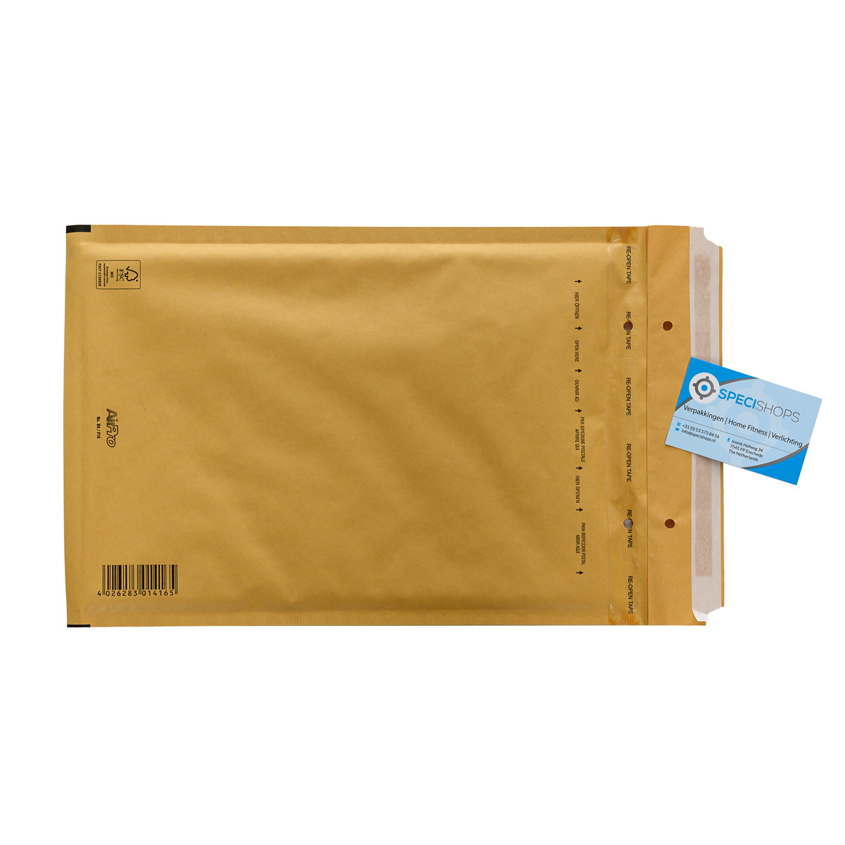 Luchtkussen envelop Bruin F - Bubbelenvelop 220 x 340 mm A4 ...