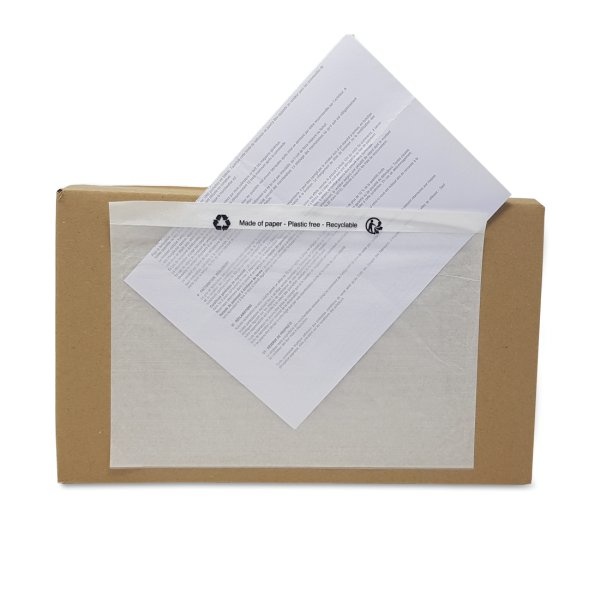 Paklijst enveloppen papier onbedrukt - recyclebaar A5 - 228mm x 165mm ...