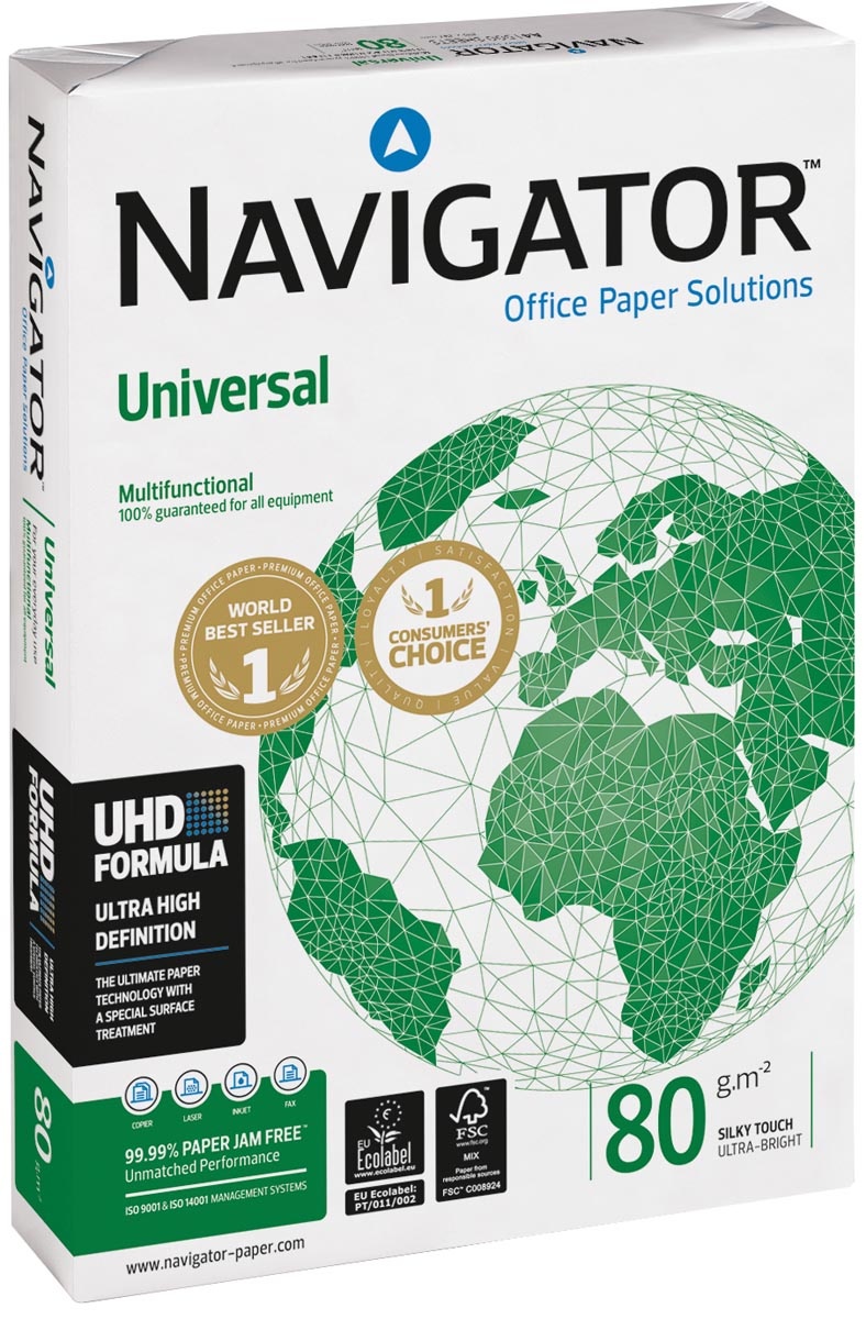 Navigator Universal - Printpapier A4 - 80 gram - Pak met 500 vellen ...