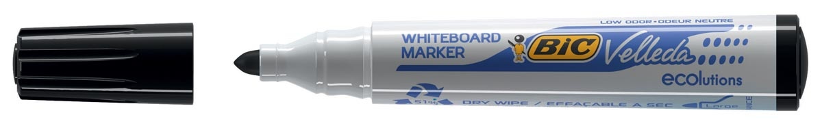 Bic Whiteboardmarker - Zwart - Bestel Direct Online - VerpakkingenXL