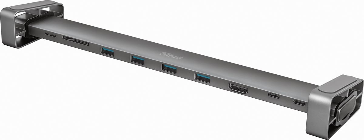 Trust - Dalyx 10-in-1 USB-C Multiport Dock - Binnen 24 uur geleverd - VerpakkingenXL