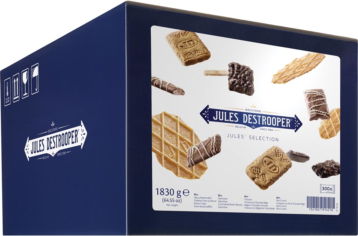 Jules De Strooper boterwafels -120 stuks - Individueel verpakt - VerpakkingenXL