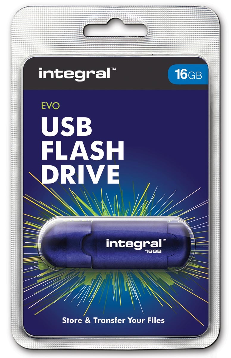 Integral - Evo USB 2.0 stick - 16 GB - Binnen 24 uur geleverd ...