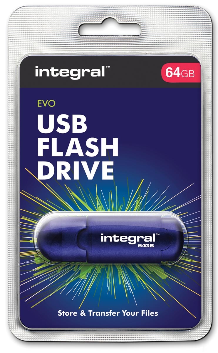 Integral - Evo USB 2.0 stick - 64 GB - Binnen 24 uur geleverd ...
