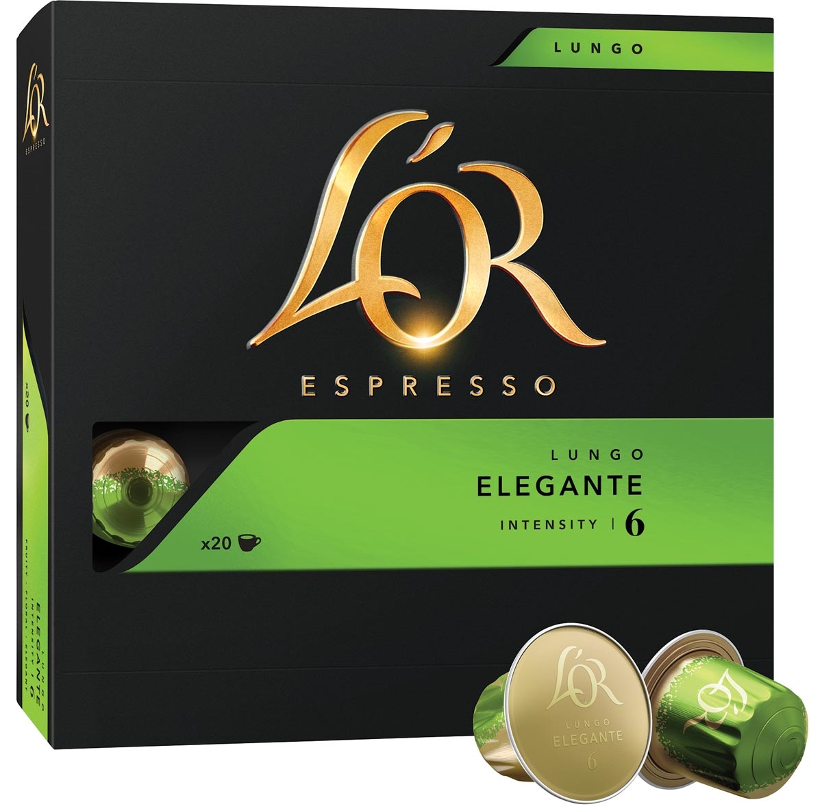 Douwe Egberts koffiecapsules - L'Or Intensity 6 - 20 capsules ...