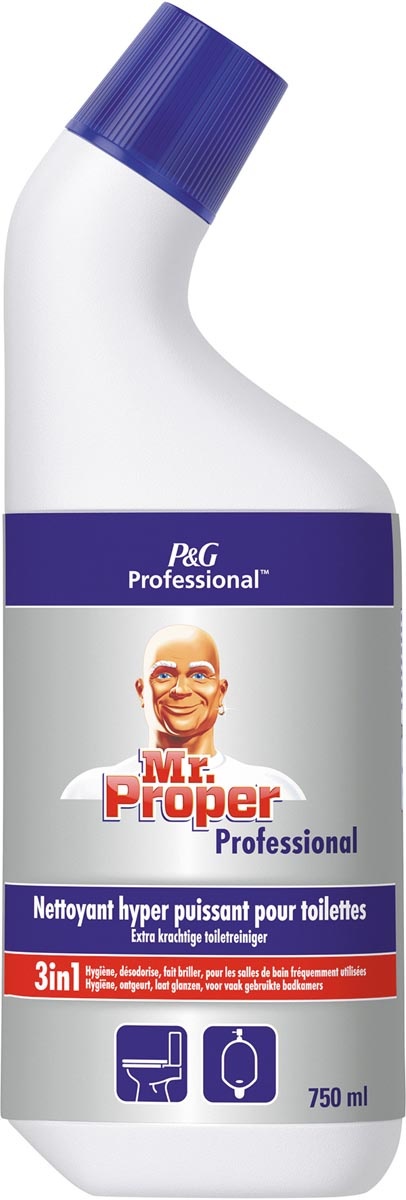 Mr. Proper - badkamer en toiletreiniger - 3in1 - flacon van 750 ml ...