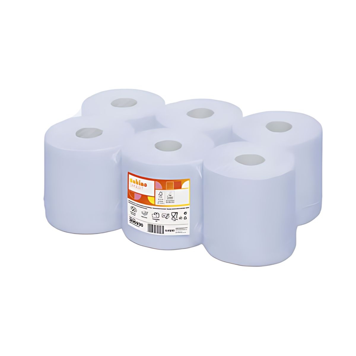 Satino Poetsrol 1-laags 300 m x 20 cm - Blauwe kleur - VerpakkingenXL