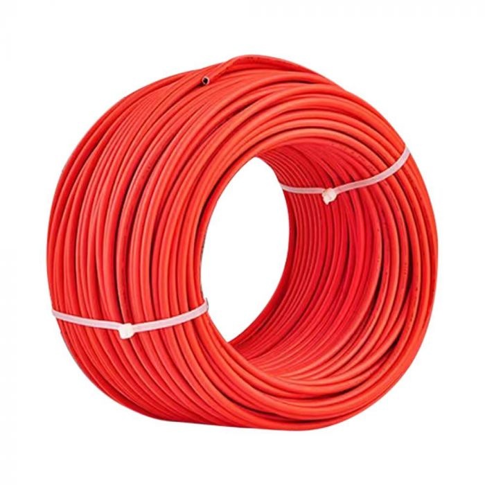 Solar kabel- 6mm2 - Rood - Rol 100 meter - LedlampshopXL