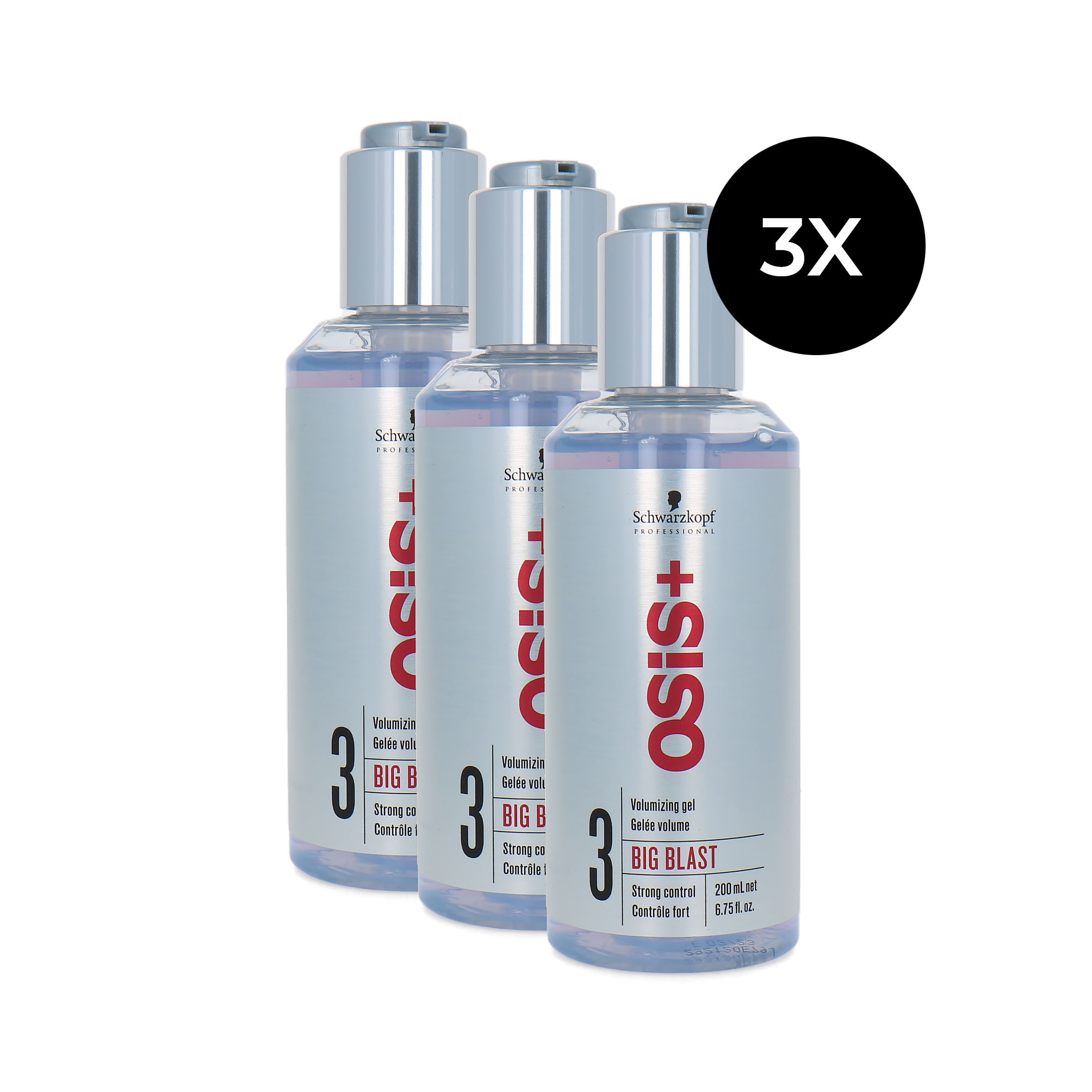 Schwarzkopf Osis+ Big Blast Volumizing Gel - 3 x 200 ml online kopen