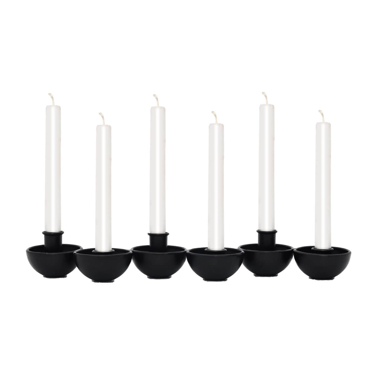Candlestick Rasu black 45cm - Het Adres