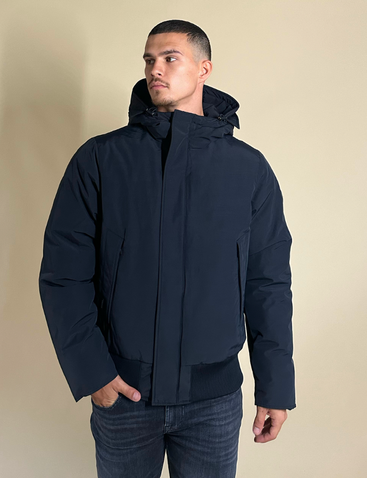 Airforce Bomber Jacket - Dark Navy Blue - Eddy's Eindhoven
