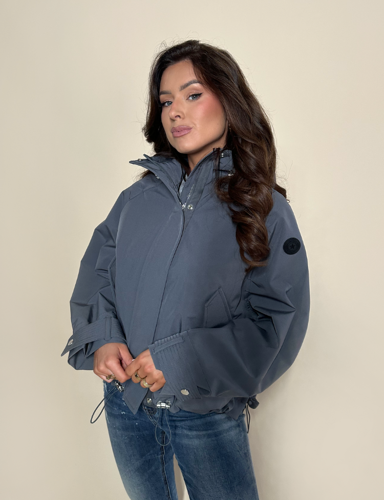 Airforce Women Oversized Softshell Jacket - Pewter - Eddy's Eindhoven