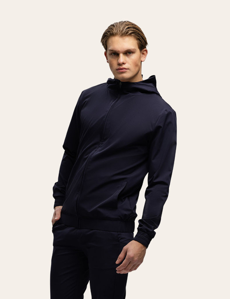 TriaD'oro Tracksuit Hood Jacket - Navy - Eddy's Eindhoven