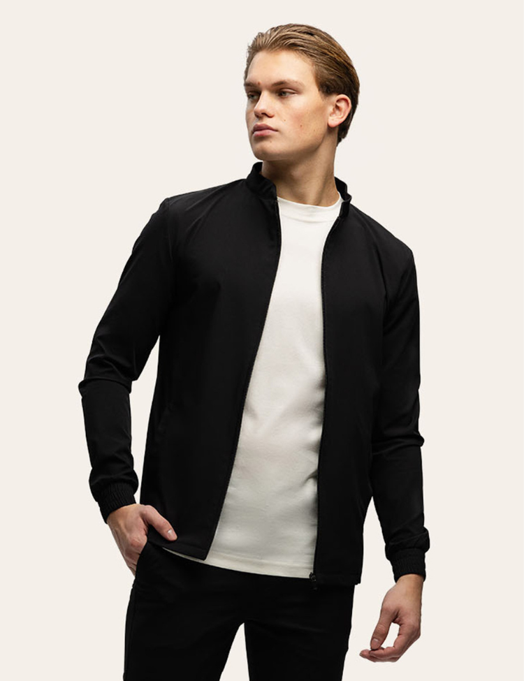 TriaD'oro Tracksuit Jacket - Black - Eddy's Eindhoven