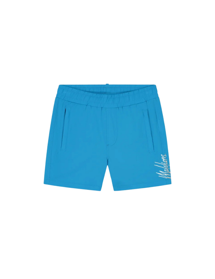 Malelions Kids Split Swim Shorts - Aqua Blue - Eddy's Eindhoven