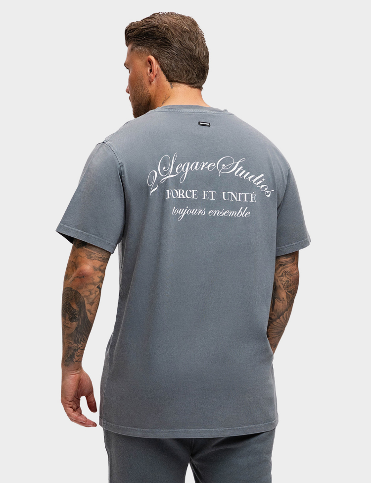 2LEGARE Force Et Unite T-Shirt - Wash - Eddy's Eindhoven