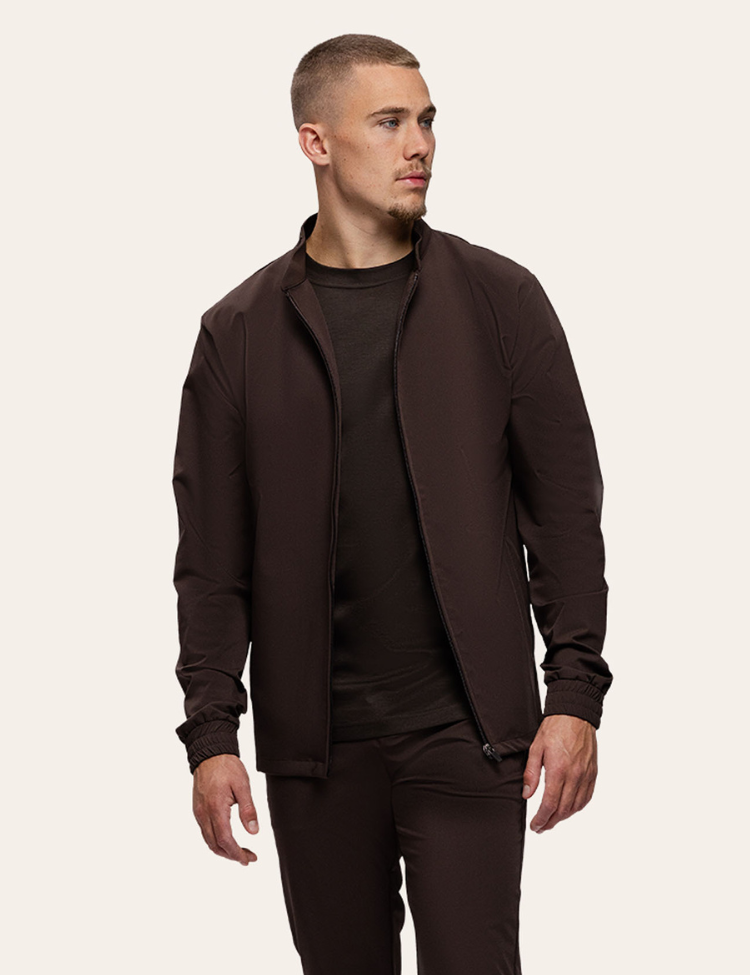 TriaD'oro Tracksuit Jacket - Brown - Eddy's Eindhoven