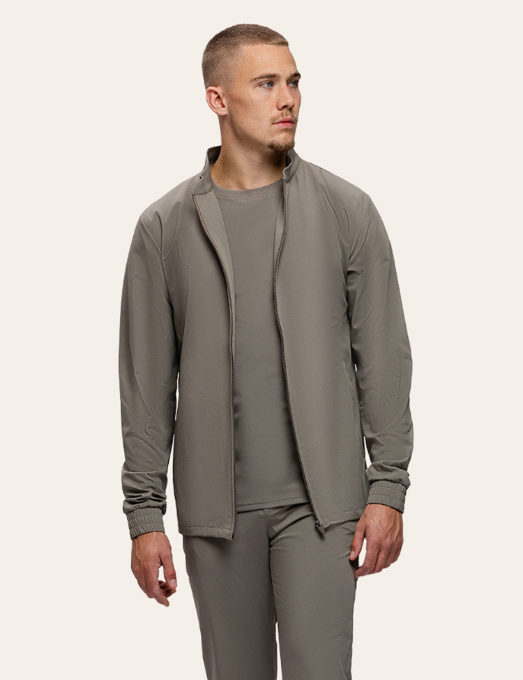 TriaD'oro Tracksuit Jacket - Taupe - Eddy's Eindhoven