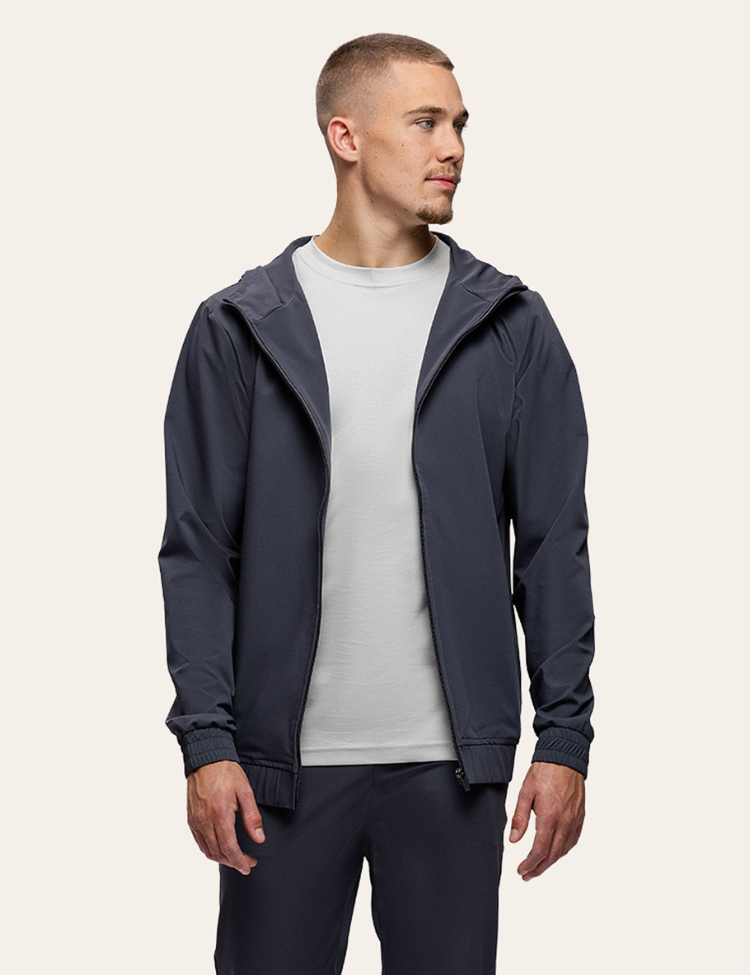 TriaD'oro Tracksuit Hood Jacket - Anthracite - Eddy's Eindhoven