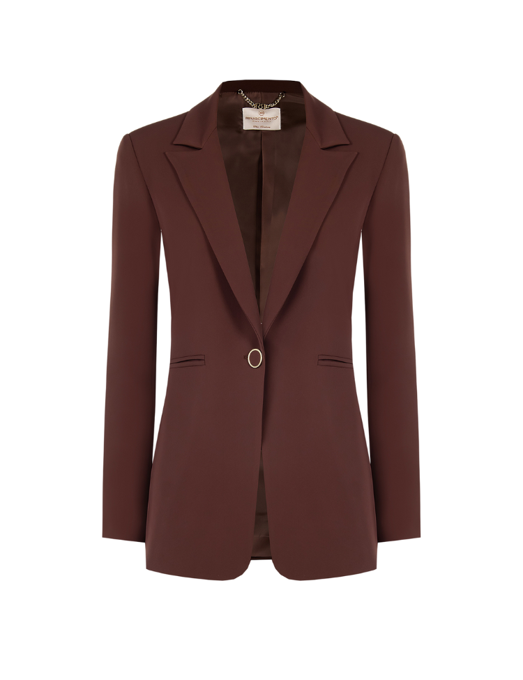 Rinascimento Gia Blazer- Cioccolato - Eddy's Eindhoven