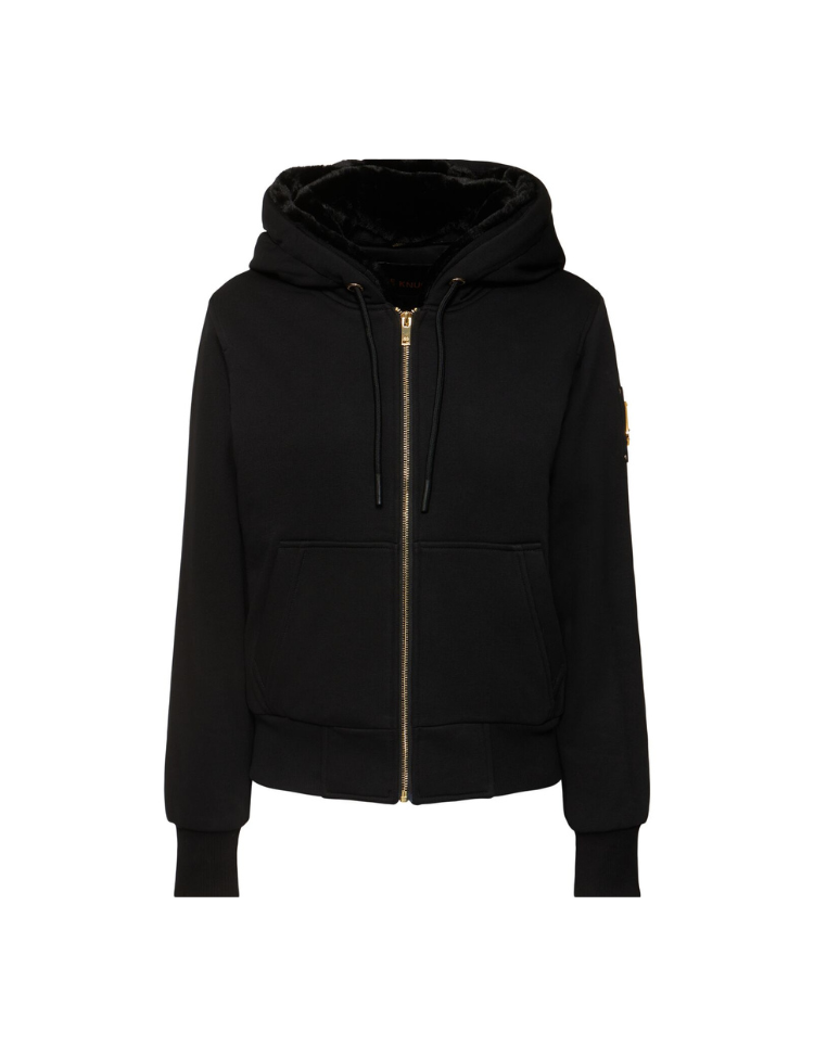 Moose Knuckles Women Madison Bunny Gold - Blk W/Blk - Eddy's Eindhoven