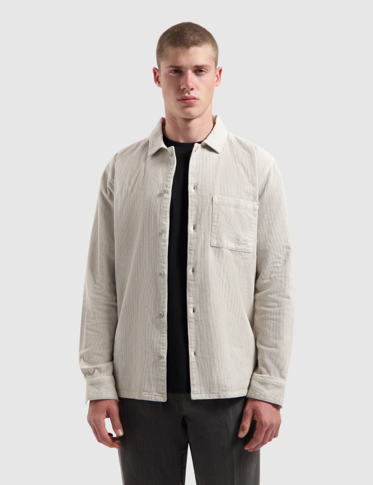 Pure Path Regular fit Longsleeve Corduroy Shir - Kit - Eddy's Eindhoven