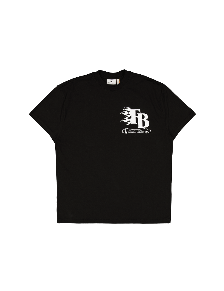 Fearless Blood Fire T-Shirt - Deep Black - Eddy's Eindhoven