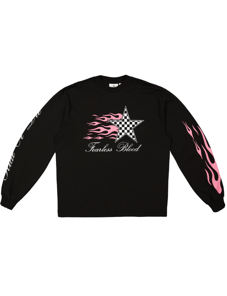 Fearless Blood Gino Sweater - Deep Black - Eddy's Eindhoven