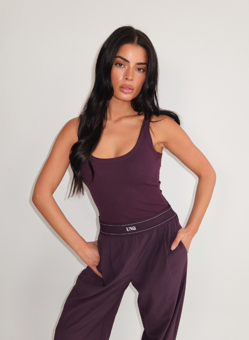 Unique The Label Gill Bodysuit - Deep Berry - Eddy's Eindhoven