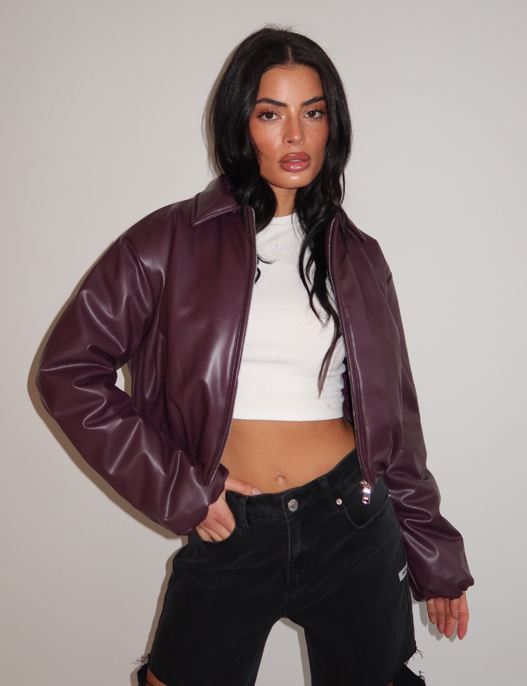 Semmi Bomber - Deep Berry - UNIQUE THE LABEL