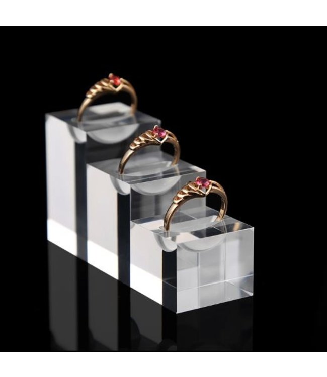 Acrylic Ring Display Stand (3 sizes) - Showmycollection