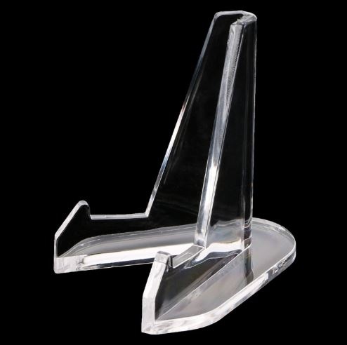 Coin / Medal Display Stand Acrylic / 7 cm x 3.6 cm - Showmycollection